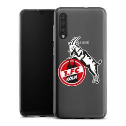 DeinDesign Galaxy A50 Handy Silikon H&uuml;lle Case transparent Handyh&uuml;lle Transparent Logo 1. Fc K&ouml;ln Silikon Case