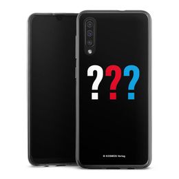 DeinDesign Galaxy A50 Handy Silikon H&uuml;lle Case transparent Handyh&uuml;lle Official Licensed Product Die Drei ??? Logo Silikon Case