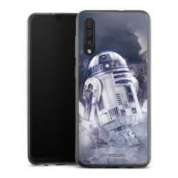 DeinDesign Galaxy A50 Handy Silikon H&uuml;lle Case transparent Handyh&uuml;lle Robot Merchandise Star Wars Silikon Case