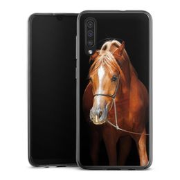 DeinDesign Galaxy A50 Handy Silikon H&uuml;lle Case transparent Handyh&uuml;lle Hobby Mare Horse Silikon Case