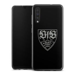 DeinDesign Galaxy A50 Handy Silikon H&uuml;lle Case transparent Handyh&uuml;lle Official Licensed Product Vfb Stuttgart Logo Silikon Case