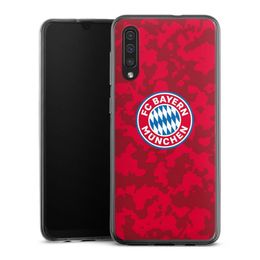 DeinDesign Galaxy A50 Handy Silikon H&uuml;lle Case transparent Handyh&uuml;lle Camouflage Fcb Fc Bayern M&uuml;nchen Silikon Case