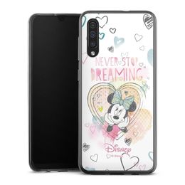 DeinDesign Galaxy A50 Handy Silikon H&uuml;lle Case transparent Handyh&uuml;lle Official Licensed Product Minnie Mouse Disney Silikon Case