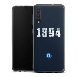 DeinDesign Galaxy A50 Handy Silikon H&uuml;lle Case transparent Handyh&uuml;lle Karlsruher Sc Ksc Bundesliga Silikon Case