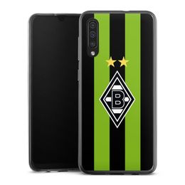 DeinDesign Galaxy A50 Handy Silikon H&uuml;lle Case transparent Handyh&uuml;lle Stripes Borussia M&ouml;nchengladbach Gladbach Silikon Case