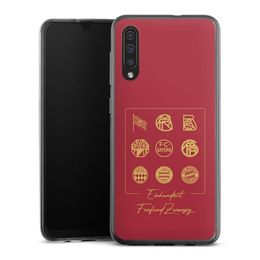 DeinDesign Galaxy A50 Handy Silikon H&uuml;lle Case transparent Handyh&uuml;lle Merchandise Fc Bayern M&uuml;nchen Fcb 125 Jahre Silikon Case