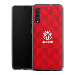 DeinDesign Galaxy A50 Handy Silikon H&uuml;lle Case transparent Handyh&uuml;lle Mainz 05 Official Licensed Product Merchandise Silikon Case