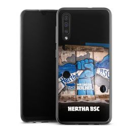 DeinDesign Galaxy A50 Handy Silikon H&uuml;lle Case transparent Handyh&uuml;lle Hertha Bsc Wall Official Licensed Product Silikon Case