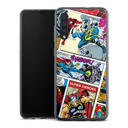 DeinDesign Galaxy A50 Handy Silikon H&uuml;lle Case transparent Handyh&uuml;lle Avengers Marvel Comic Silikon Case