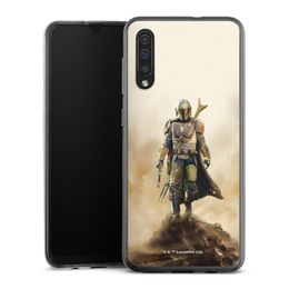 DeinDesign Galaxy A50 Handy Silikon H&uuml;lle Case transparent Handyh&uuml;lle The Mandalorian Star Wars Official Licensed Product Silikon Case