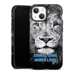 DeinDesign iPhone 13 Mini Handy Panzer Handyh&uuml;lle robuste Outdoor H&uuml;lle Schutzh&uuml;lle gl&auml;nzend Official Licensed Product Tsv 1860 M&uuml;nchen Lion Tough Case