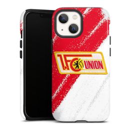 DeinDesign iPhone 13 Mini Handy Panzer Handyh&uuml;lle robuste Outdoor H&uuml;lle Schutzh&uuml;lle gl&auml;nzend 1. Fc Union Berlin Logo Official Licensed Product Tough Case