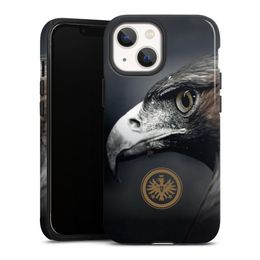 DeinDesign iPhone 13 Mini Handy Panzer Handyh&uuml;lle robuste Outdoor H&uuml;lle Schutzh&uuml;lle gl&auml;nzend Eintracht Frankfurt Eagle Official Licensed Product Tough Case