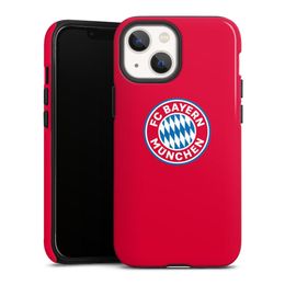 DeinDesign iPhone 13 Mini Handy Panzer Handyh&uuml;lle robuste Outdoor H&uuml;lle Schutzh&uuml;lle gl&auml;nzend Fc Bayern M&uuml;nchen Fcb Logo Tough Case