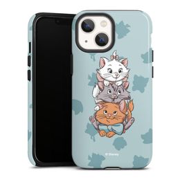 DeinDesign iPhone 13 Mini Handy Panzer Handyh&uuml;lle robuste Outdoor H&uuml;lle Schutzh&uuml;lle gl&auml;nzend Disney Aristocats Cat Tough Case