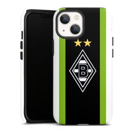 DeinDesign iPhone 13 Mini Handy Panzer Handyh&uuml;lle robuste Outdoor H&uuml;lle Schutzh&uuml;lle gl&auml;nzend Logo Gladbach Borussia M&ouml;nchengladbach Tough Case