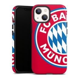 DeinDesign iPhone 13 Mini Handy Panzer Handyh&uuml;lle robuste Outdoor H&uuml;lle Schutzh&uuml;lle gl&auml;nzend Official Licensed Product Fcb Fc Bayern M&uuml;nchen Tough Case