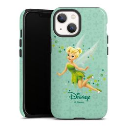 DeinDesign iPhone 13 Mini Handy Panzer Handyh&uuml;lle robuste Outdoor H&uuml;lle Schutzh&uuml;lle gl&auml;nzend Tinkerbells Disney Official Licensed Product Tough Case