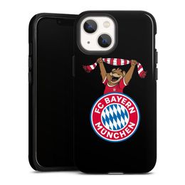 DeinDesign iPhone 13 Mini Handy Panzer Handyh&uuml;lle robuste Outdoor H&uuml;lle Schutzh&uuml;lle gl&auml;nzend Bernie Official Licensed Product Fc Bayern M&uuml;nchen Tough Case
