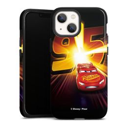 DeinDesign iPhone 13 Mini Handy Panzer Handyh&uuml;lle robuste Outdoor H&uuml;lle Schutzh&uuml;lle gl&auml;nzend Official Licensed Product Cars Lightning Mcqueen 95 Tough Case