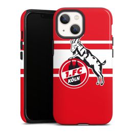 DeinDesign iPhone 13 Mini Handy Panzer Handyh&uuml;lle robuste Outdoor H&uuml;lle Schutzh&uuml;lle gl&auml;nzend Official Licensed Product Coat Of Arms 1. Fc K&ouml;ln Tough Case
