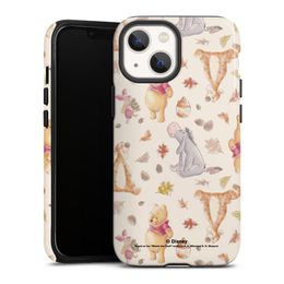 DeinDesign iPhone 13 Mini Handy Panzer Handyh&uuml;lle robuste Outdoor H&uuml;lle Schutzh&uuml;lle gl&auml;nzend Muster Winnie Puuh Tigger Official Licensed Product Tough Case