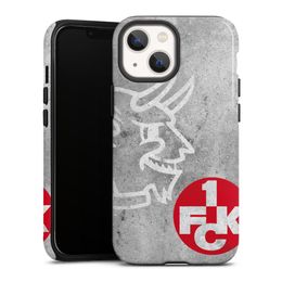 DeinDesign iPhone 13 Mini Handy Panzer Handyh&uuml;lle robuste Outdoor H&uuml;lle Schutzh&uuml;lle gl&auml;nzend 1. Fck Devil 1. Fc Kaiserslautern Tough Case