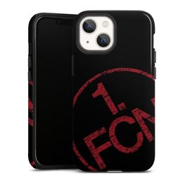 DeinDesign iPhone 13 Mini Handy Panzer Handyh&uuml;lle robuste Outdoor H&uuml;lle Schutzh&uuml;lle gl&auml;nzend Texture Merchandise 1. Fcn Tough Case