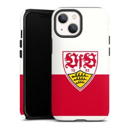 DeinDesign iPhone 13 Mini Handy Panzer Handyh&uuml;lle robuste Outdoor H&uuml;lle Schutzh&uuml;lle gl&auml;nzend Vfb Stuttgart Logo Official Licensed Product Tough Case