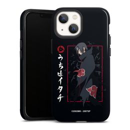 DeinDesign iPhone 13 Mini Handy Panzer Handyh&uuml;lle robuste Outdoor H&uuml;lle Schutzh&uuml;lle gl&auml;nzend Official Licensed Product Naruto Shippuden Itachi Uchiha Tough Case
