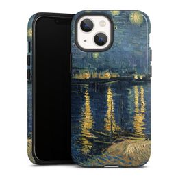DeinDesign iPhone 13 Mini Handy Panzer Handyh&uuml;lle robuste Outdoor H&uuml;lle Schutzh&uuml;lle gl&auml;nzend Kunst Painting Tough Case
