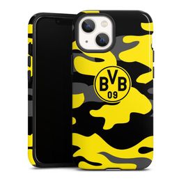 DeinDesign iPhone 13 Mini Handy Panzer Handyh&uuml;lle robuste Outdoor H&uuml;lle Schutzh&uuml;lle gl&auml;nzend Borussia Dortmund Merchandise Bvb Tough Case