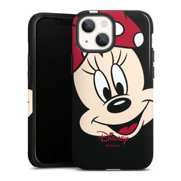 DeinDesign iPhone 13 Mini Handy Panzer Handyh&uuml;lle robuste Outdoor H&uuml;lle Schutzh&uuml;lle gl&auml;nzend Disney Minnie Mouse Official Licensed Product Tough Case