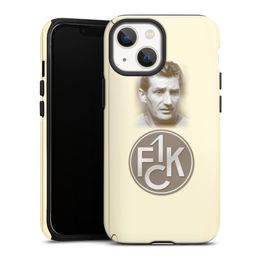 DeinDesign iPhone 13 Mini Handy Panzer Handyh&uuml;lle robuste Outdoor H&uuml;lle Schutzh&uuml;lle gl&auml;nzend 1. Fc Kaiserslautern Fritz Walter Logo Tough Case