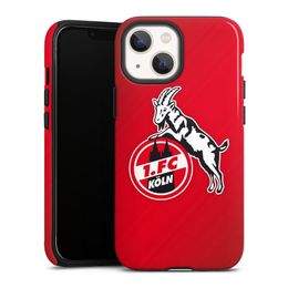 DeinDesign iPhone 13 Mini Handy Panzer Handyh&uuml;lle robuste Outdoor H&uuml;lle Schutzh&uuml;lle gl&auml;nzend 1. Fc K&ouml;ln Effzeh Official Licensed Product Tough Case