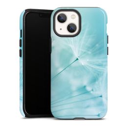 DeinDesign iPhone 13 Mini Handy Panzer Handyh&uuml;lle robuste Outdoor H&uuml;lle Schutzh&uuml;lle gl&auml;nzend Dandelion Flower Winter Tough Case
