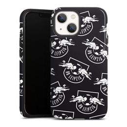 DeinDesign iPhone 13 Mini Handy Panzer Handyh&uuml;lle robuste Outdoor H&uuml;lle Schutzh&uuml;lle gl&auml;nzend Rb Leipzig Logo Muster Tough Case