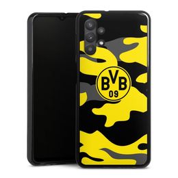 DeinDesign Galaxy A32 5G Handy Silikon H&uuml;lle Case schwarz Handyh&uuml;lle Merchandise Bvb Borussia Dortmund