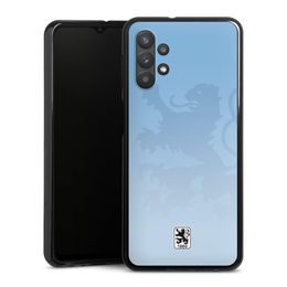 DeinDesign Galaxy A32 5G Handy Silikon H&uuml;lle Case schwarz Handyh&uuml;lle Official Licensed Product Logo Tsv 1860 M&uuml;nchen