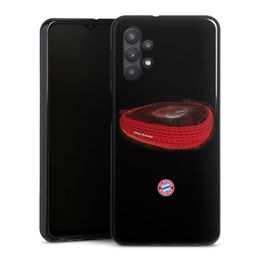 DeinDesign Galaxy A32 5G Handy Silikon H&uuml;lle Case schwarz Handyh&uuml;lle Fcb Official Licensed Product Fc Bayern M&uuml;nchen Stadium