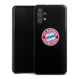 DeinDesign Galaxy A32 5G Handy Silikon H&uuml;lle Case schwarz Handyh&uuml;lle Official Licensed Product Fc Bayern M&uuml;nchen Logo