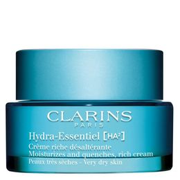 Clarins Hydra-Essentiel - Cr&egrave;me riche d&eacute;salt&eacute;rante - Peaux tr&egrave;s s&egrave;ches 50ml