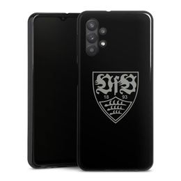 DeinDesign Galaxy A32 5G Handy Silikon H&uuml;lle Case schwarz Handyh&uuml;lle Vfb Stuttgart Logo Official Licensed Product
