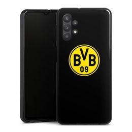 DeinDesign Galaxy A32 5G Handy Silikon H&uuml;lle Case schwarz Handyh&uuml;lle Borussia Dortmund Logo Bvb