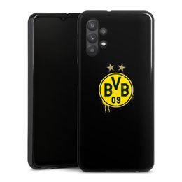 DeinDesign Galaxy A32 5G Handy Silikon H&uuml;lle Case schwarz Handyh&uuml;lle Star Borussia Dortmund Bvb