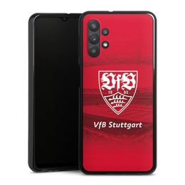 DeinDesign Galaxy A32 5G Handy Silikon H&uuml;lle Case schwarz Handyh&uuml;lle Stadium Vfb Stuttgart Official Licensed Product