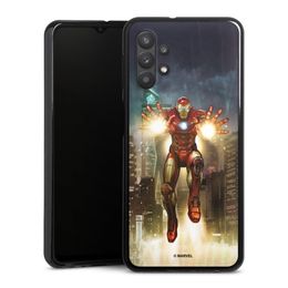 DeinDesign Galaxy A32 5G Handy Silikon H&uuml;lle Case schwarz Handyh&uuml;lle Iron Man Avengers Marvel