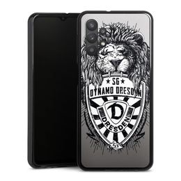 DeinDesign Galaxy A32 5G Handy Silikon H&uuml;lle Case schwarz Handyh&uuml;lle Lion Sgd Sg Dynamo Dresden