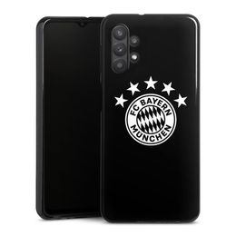 DeinDesign Galaxy A32 5G Handy Silikon H&uuml;lle Case schwarz Handyh&uuml;lle Transparent Fcb Fc Bayern M&uuml;nchen