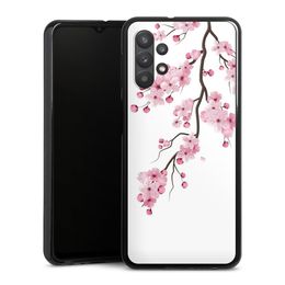 DeinDesign Galaxy A32 5G Handy Silikon H&uuml;lle Case schwarz Handyh&uuml;lle Cherry Blossom Japan Aisa